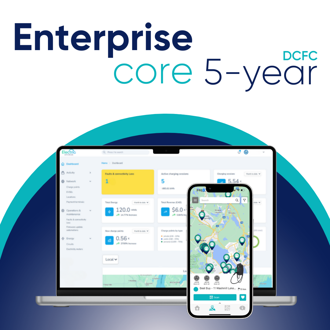 Enterprise Core: DCFC Stations | 5-Year Term – Electric Avenue