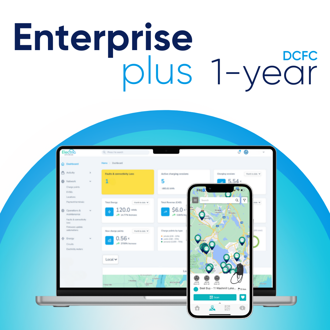 Enterprise Plus: DCFC Stations | 1-Year Term – Electric Avenue
