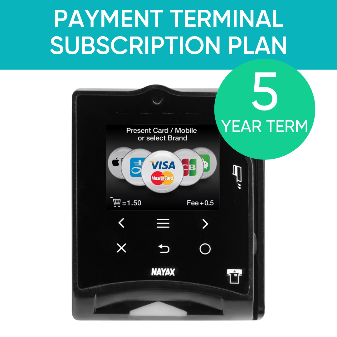 Payment Terminal Subscription: 5YR Plan – Electric Avenue